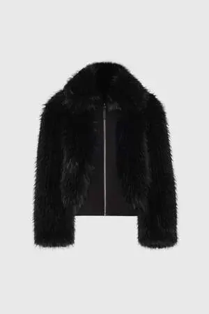 Mackage Nanny Faux-fur Jacket - Black