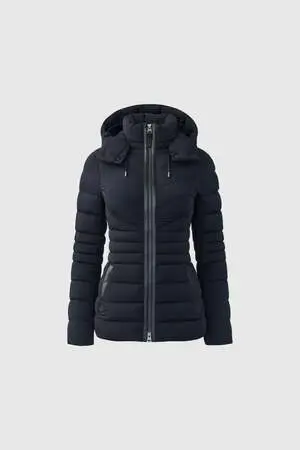 Mackage Patsy-nfrz Agile 360 Down Jacket With Hood - Cream