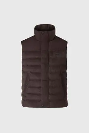 Mackage Brody-cdy Down Quilted Vest - Coffee