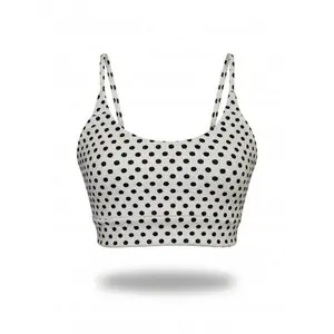 BEFITNESSLOU White / Black Bra Cb Polkadot Comfy White & Black - White/black