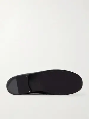 TOTEME Croc-effect Leather Loafers