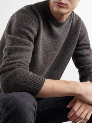 TOTEME Camel Hair Knit Sweater