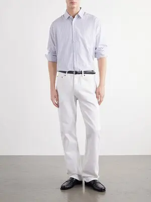 TOTEME Striped Cotton-poplin Shirt