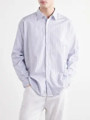 TOTEME Striped Cotton-poplin Shirt