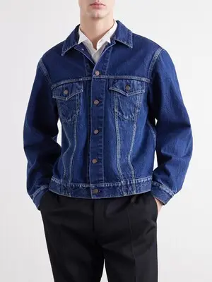 TOTEME Denim Trucker Jacket - Blue