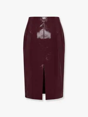 SELF-PORTRAIT Vinyl Midi Skirt