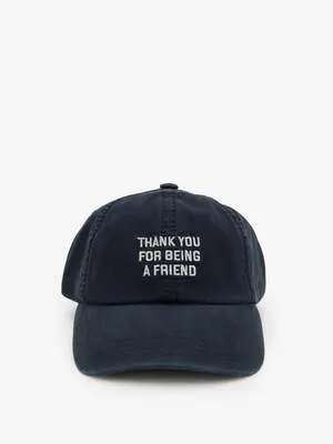 AMI Paris Cotton Hat - Blue