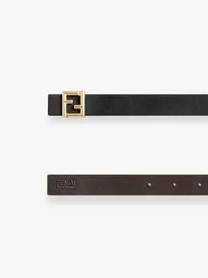 Fendi Ff Leather Belt