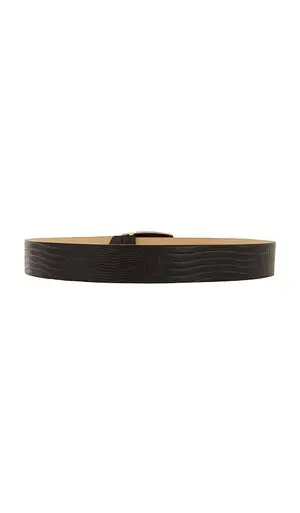 L'Agence Milou Domed Belt In Black