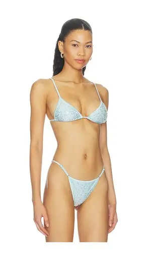 Frankies Bikinis X Devon Lee Carlson Elena Sequin Bikini Top