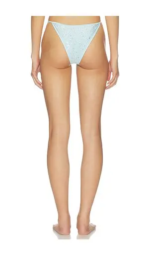Frankies Bikinis X Devon Lee Carlson Luna Sequin Bikini Bottom In Baby Blue