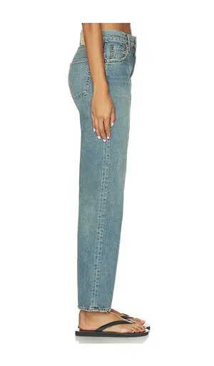 Moussy Vintage Lafayette Straight Leg Jeans In Blue