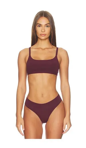 SKIMS Fits Everybody Scoop Bralette In Purple