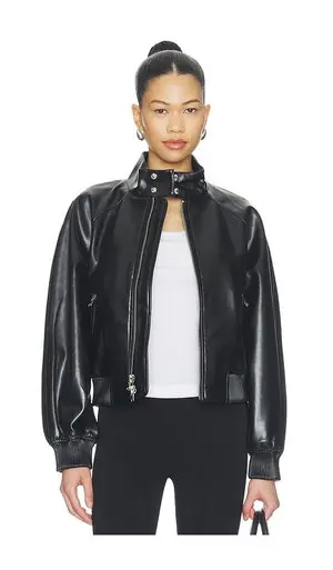 AGOLDE Nova Bomber Jacket - Black