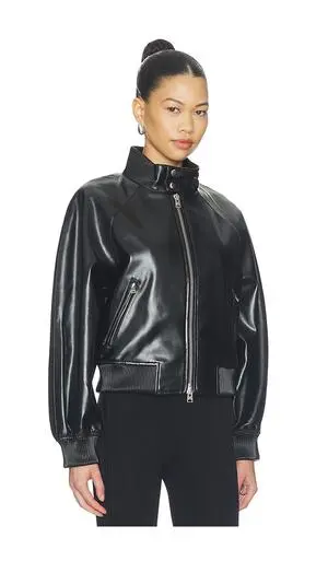 AGOLDE Nova Bomber Jacket - Black