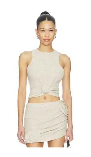 Magda Butrym Sleeveless Tank Top - Beige