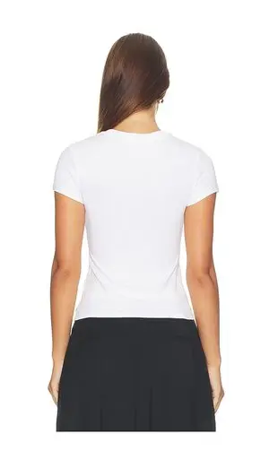 Alexander Wang Fitted Tee With Hotfix Card Graphic