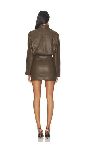Ronny Kobo Maddix Dress In Chocolate