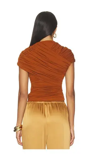 Ronny Kobo Montana Top In Burnt Orange