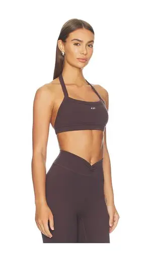 437 The Halter Bra In Brown - Espresso