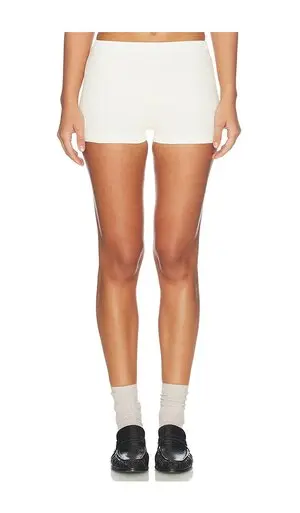 ENTIRE STUDIOS Lounge Short In Cream - Chalk