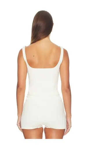 ENTIRE STUDIOS Lounge Tank In Cream