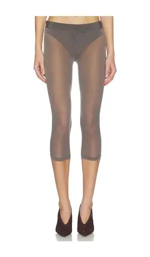 Magda Butrym Capri Pant In Taupe - Brown