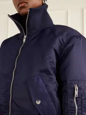 THE FRANKIE SHOP Storm Satin Bomber Jacket