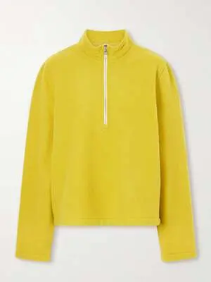RIER City Wool-fleece Half-zip Sweatshirt - Yellow