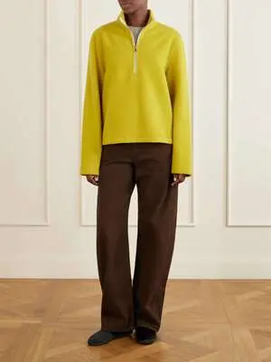 RIER City Wool-fleece Half-zip Sweatshirt