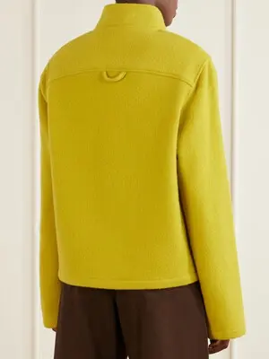 RIER City Wool-fleece Half-zip Sweatshirt - Yellow