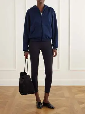 SKIMS Hooded Cotton-fleece Sweatshirt