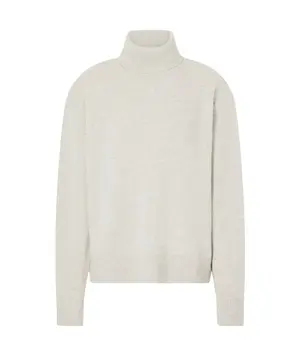 THE FRANKIE SHOP Gala Wool And Cashmere-blend Turtleneck Sweater - Neutrals