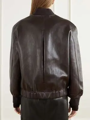 THE FRANKIE SHOP Alena Coated Bomber Jacket