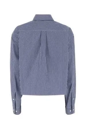 Miu Miu Embroidered Poplin Shirt