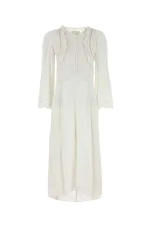 Isabel Marant Étoile Crepe Faustina Dress - White