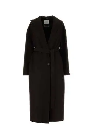 Sportmax Wool Olmo Coat - Brown