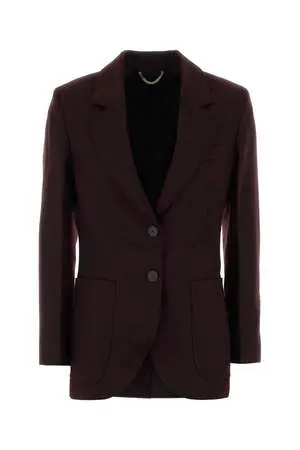 Victoria Beckham Wool Katherine Blazer - Purple