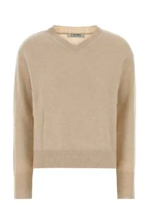 Max Mara Sand Cashmere Fata Sweater - Brown