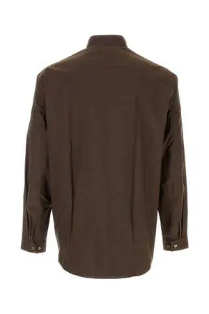 LEMAIRE Chocolate Poplin Shirt