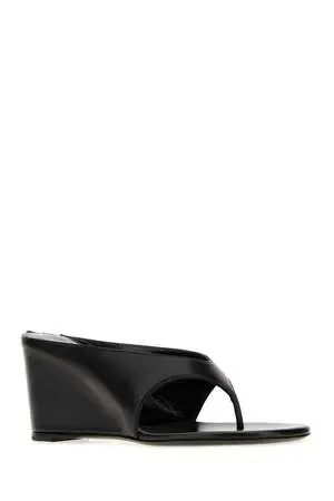 JUDE Leather Yaga Thong Mules