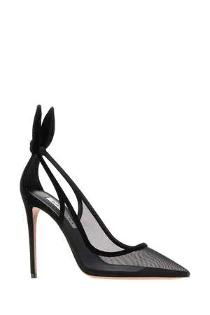 AQUAZZURA Mesh Bow Pumps