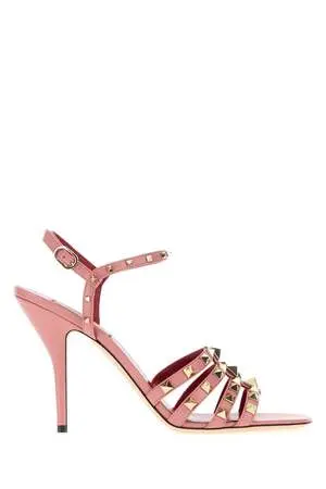 Valentino Garavani Leather Rockstud Sandals