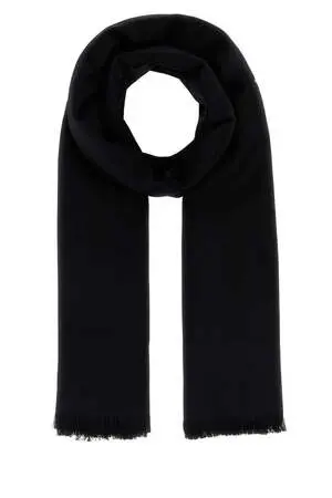 Gucci Silk Blend Scarf - Black