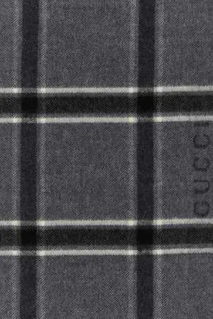 Gucci Embroidered Wool Scarf