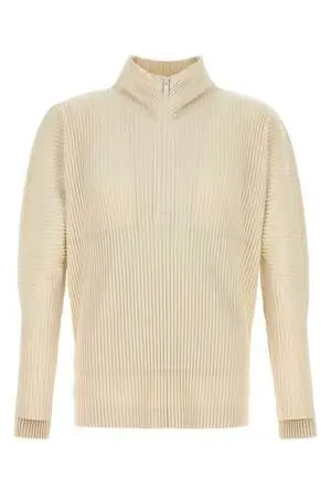 Issey Miyake Sand Polyester Sweatshirt - Brown