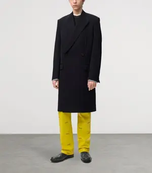 Loewe Wool-blend Double-breasted Coat