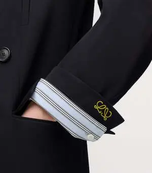 Loewe Wool-blend Double-breasted Coat