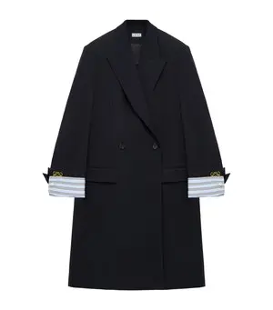 Loewe Wool-blend Double-breasted Coat