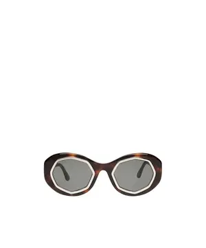 Marni Geometric Pattern Sunglasses